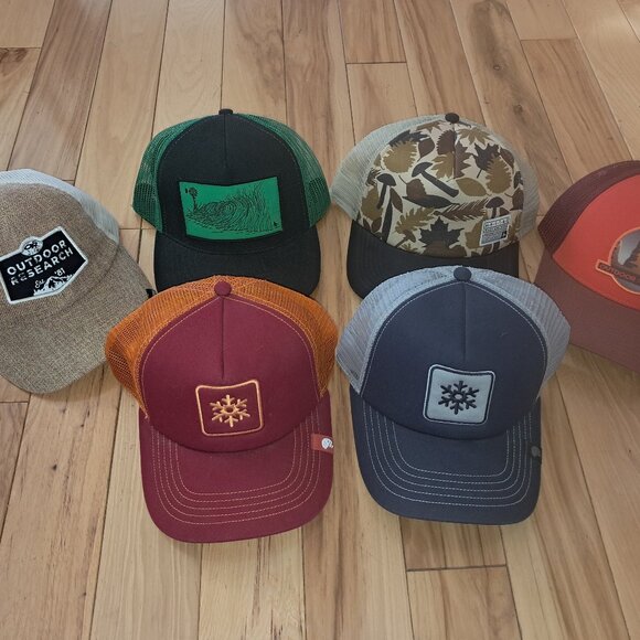 Outdoor Research | Accessories | Lot Of 6 Mens Trucker Hats Mountain ...